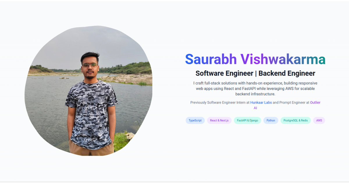 Saurabh Vishwakarma | Portfolio